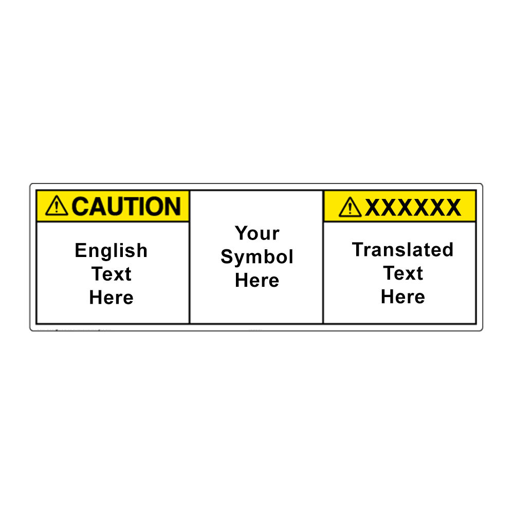 Custom Bilingual Labels | Clarion Safety Systems