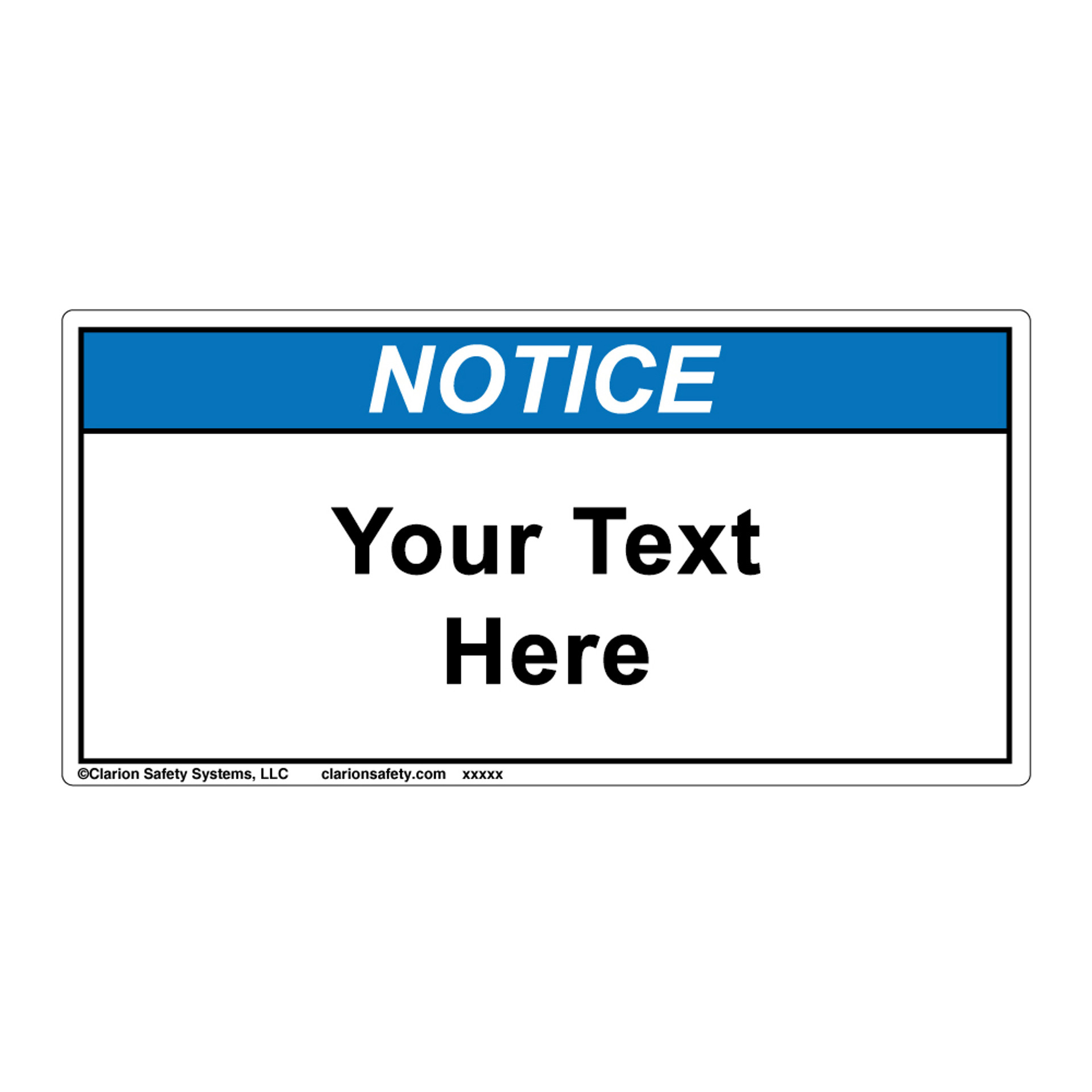 Custom Safety Labels | Clarion Safety Systems