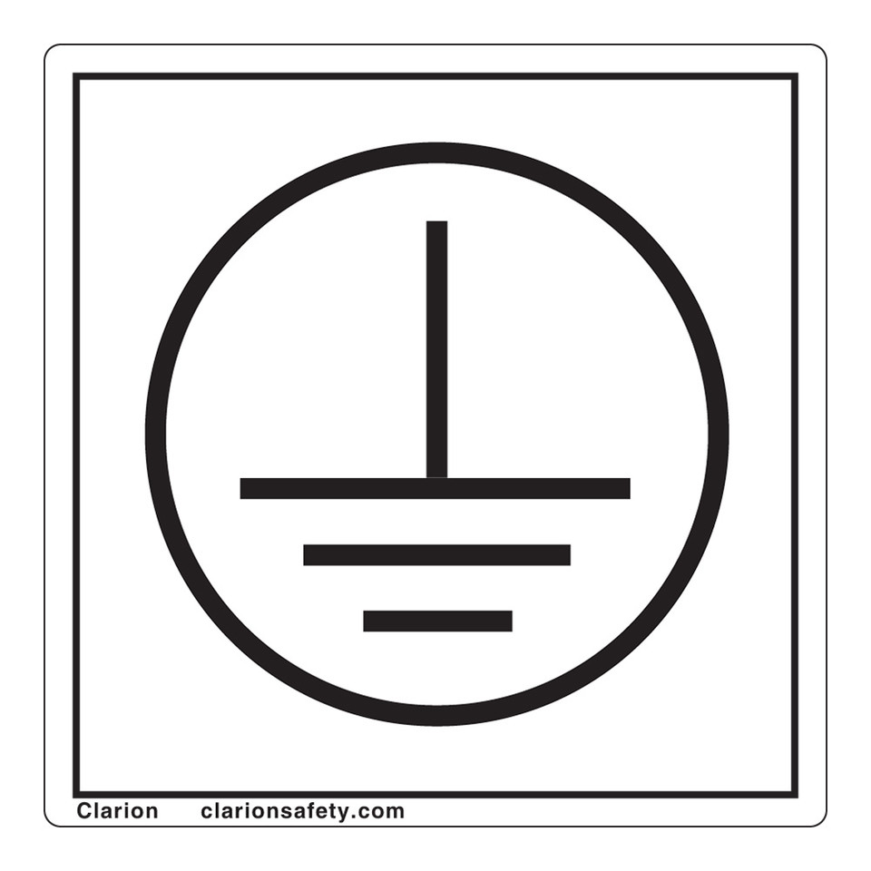 Protective Earth Ground (IEC5019a-) Label